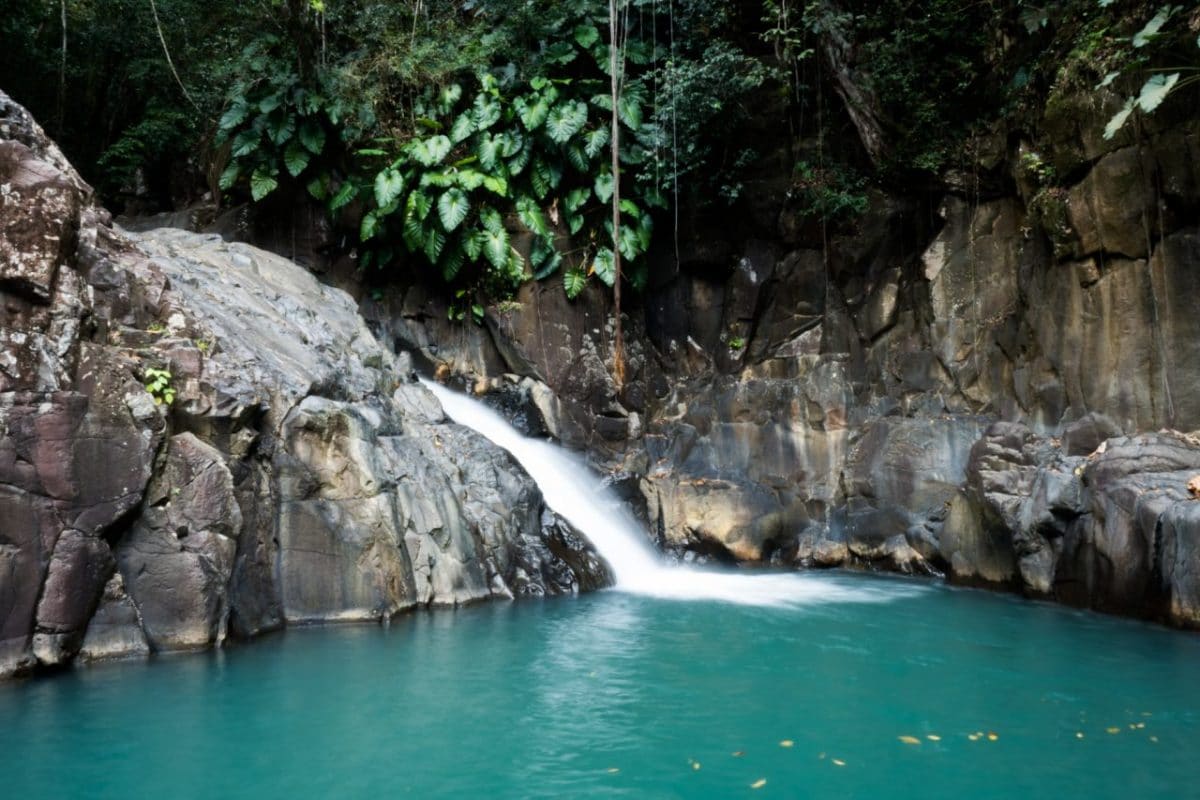 Le saut d’Acomat en Guadeloupe et son bassin turquoise – 1idée
